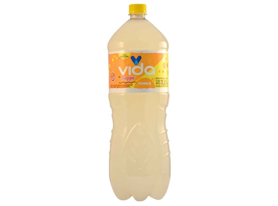 Gaseosa BAGGIO VIDA 2250CC pomelo (x6)