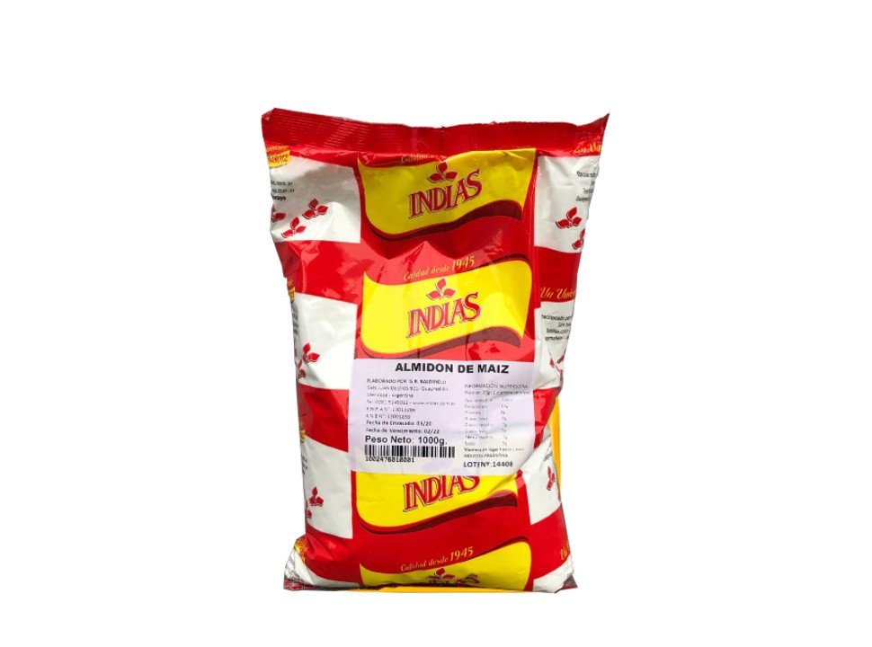 Almidon de maiz INDIAS 1KG (x10)